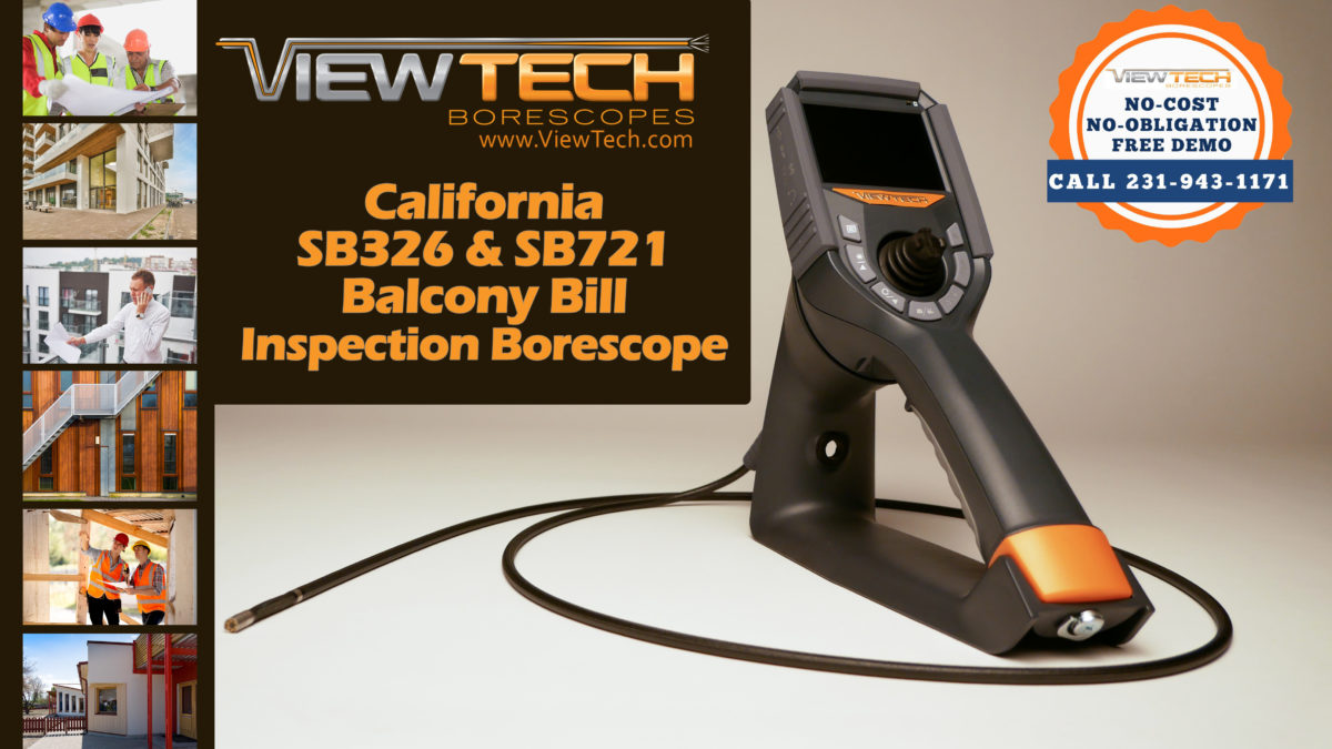 ViewTech’s Video Borescopes Utilized for Inspecting Balconies and ...