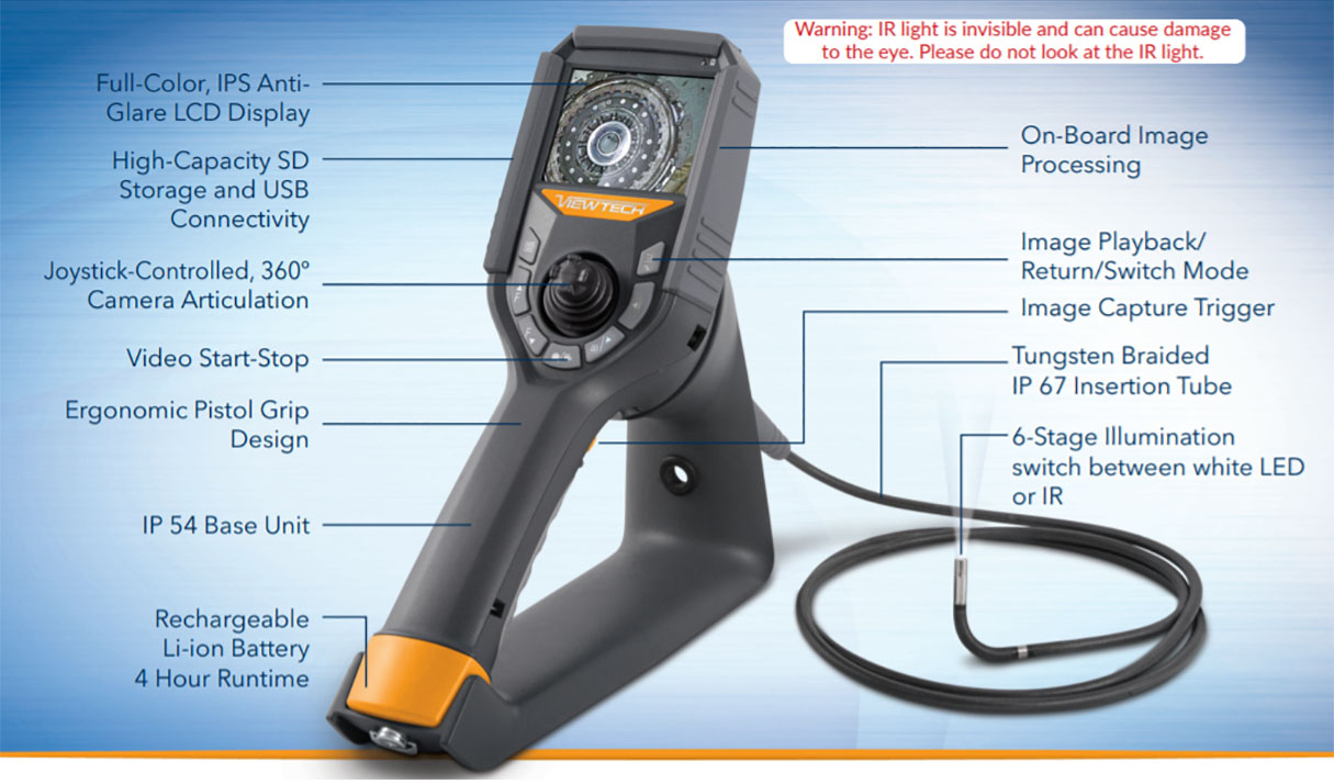 Infrared IR Borescope - ViewTech