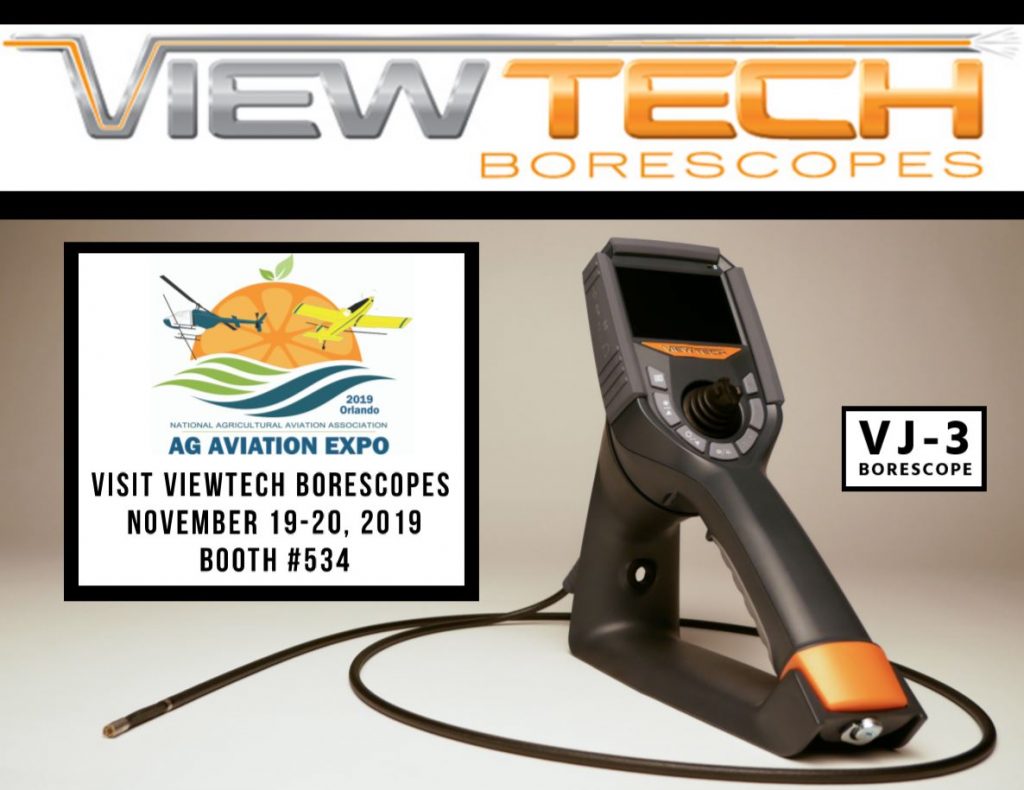 ViewTech Borescopes Exhibiting at 2019 NAAA Ag Aviation Expo - ViewTech
