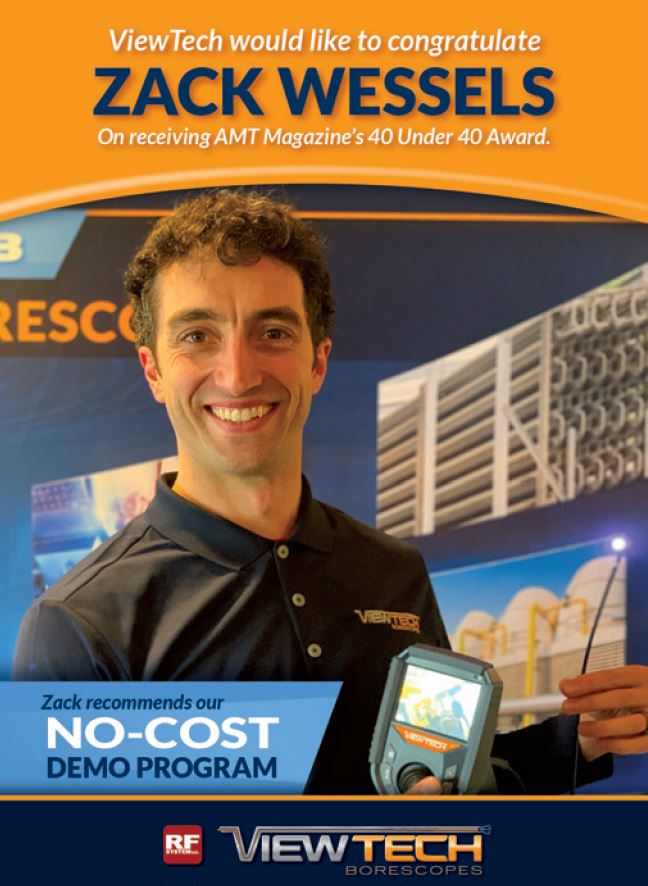 Zack Wessels - 2021 AMT 40 Under 40 Maintenance Professionals Award ...